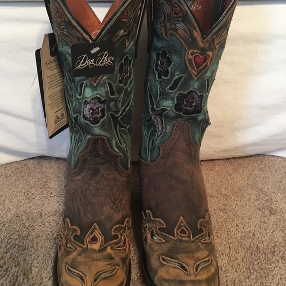 Dan Post | Other | Dan Post Vintage Blue Bird Boots | Poshmark
